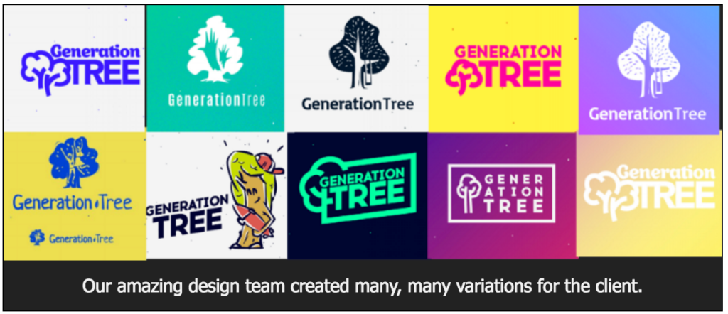 Nonprofit Branding for Generation Tree | Corporate Giving Connection